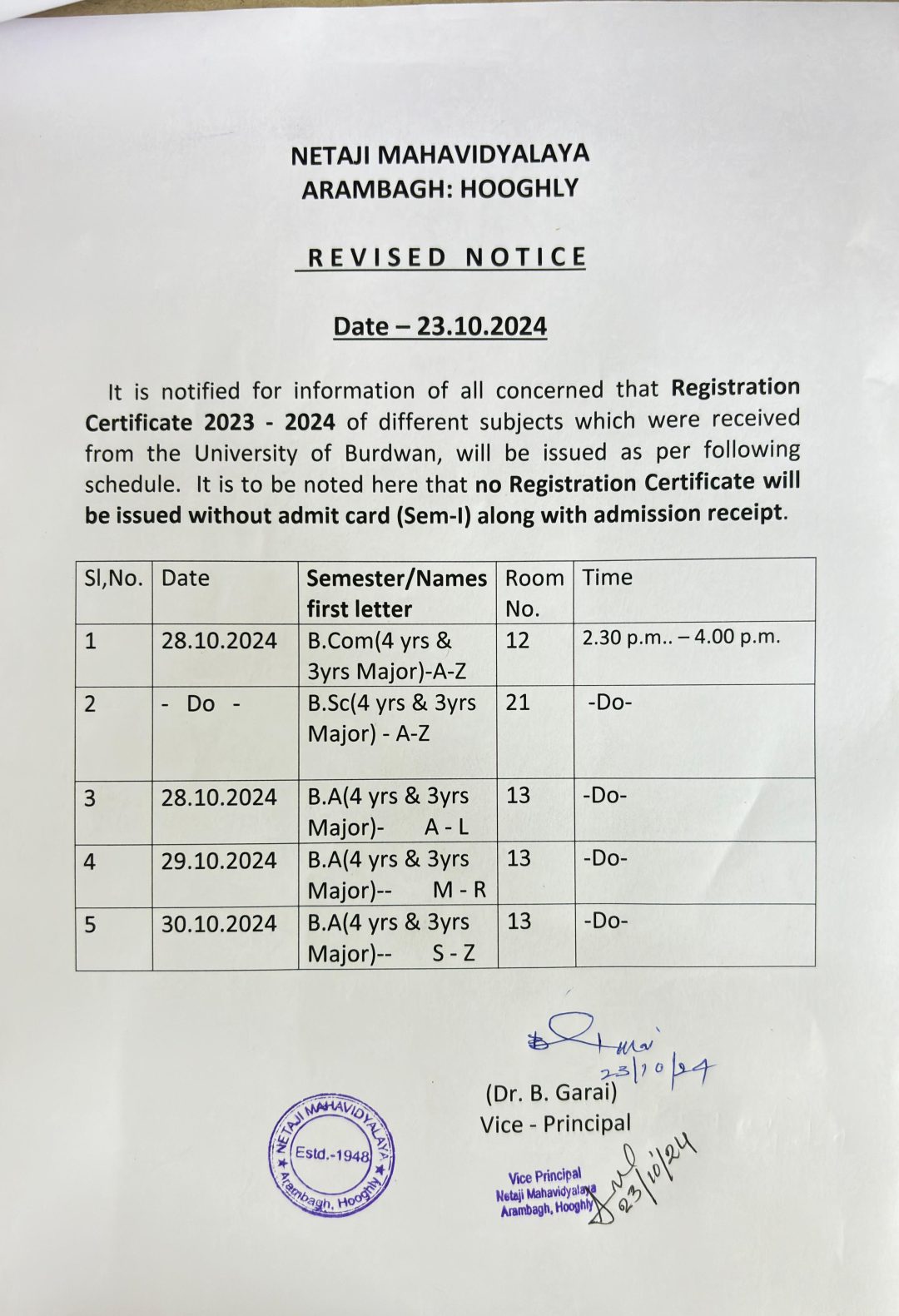 Welcome to Netaji Mahavidyalaya